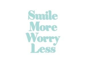 FREE "Smile More Worry Less" SVG / SVG Box Templates