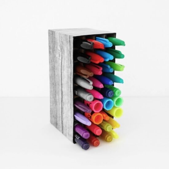 DIY Marker Storage With FREE SVG Box Template