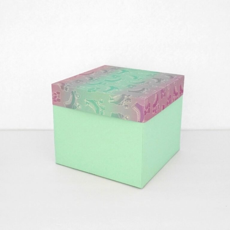 7x7x6 SVG Box Base - SVG Template 3D Box or Lid